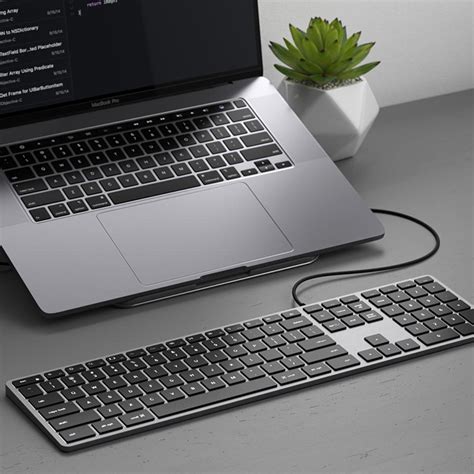 Satechi Satechi Slim W3 (USB/C) Wired Keyboard / Space Grey / US layout ...