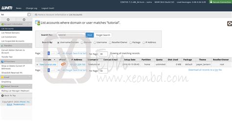 Managing Account Bandwidth In Whm Xeonbd Blog