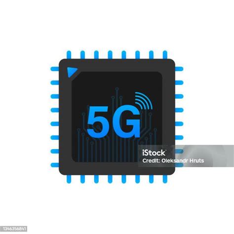 5g Esim 임베디드 Sim 카드 아이콘 기호 개념 새로운 칩 모바일 셀룰러 통신 기술 벡터 스톡 일러스트레이션입니다 컴퓨터 칩에 대한 스톡 벡터 아트 및 기타 이미지