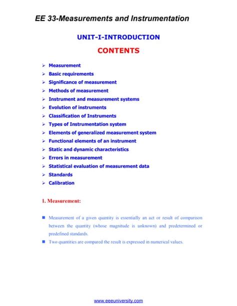 Static And Dynamic Characteristics Of Measuring Instrument Ppt