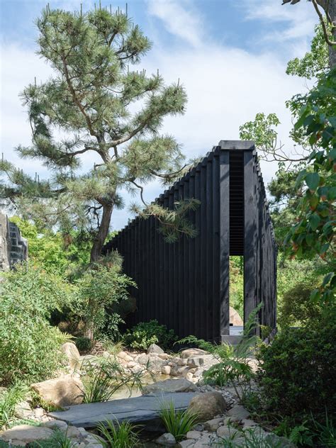 Temp Adds Serene Charred Timber Pavilion To Shanghai Garden
