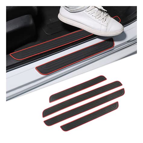 4 Protectores De Placa De Umbral De Puerta De Automóvil Protectores De Entrada De Puerta De