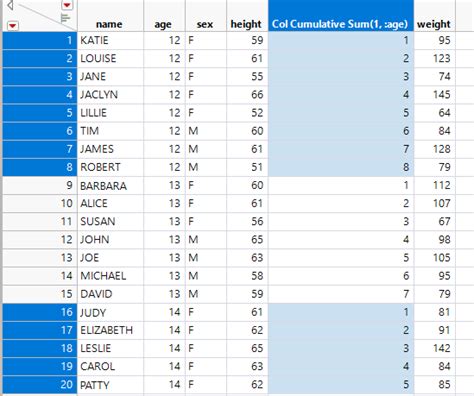 Dif And Lag Formula Functions By Column Group Byvar Argument
