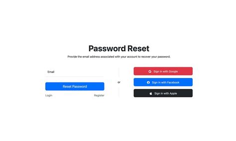 Bootstrap Free Forgot Password Form Snippet Bootstrapbrain