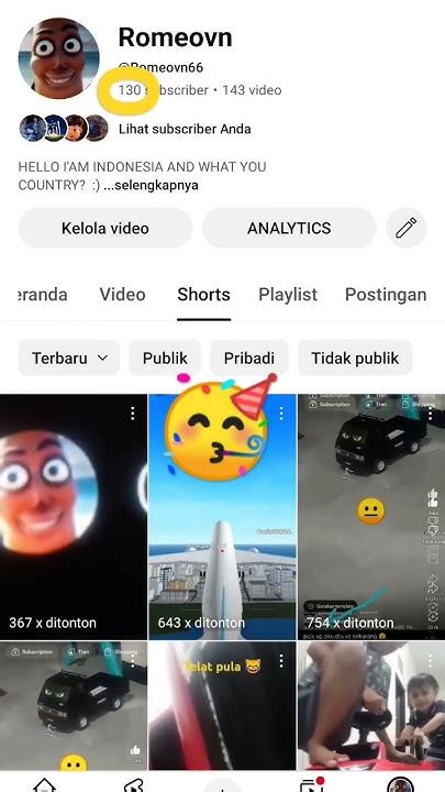 Akhirnya 130 Subscriber 🥳🥳🎊🎉 Youtube