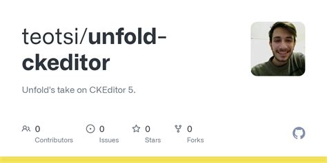GitHub Teotsi Unfold Ckeditor Unfold S Take On CKEditor