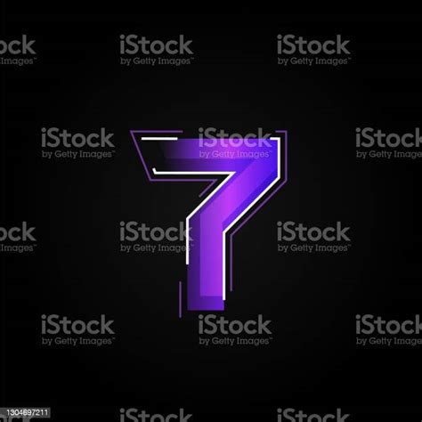 파선 된 스트로크와 혼합 효과 벡터 일러스트와 글꼴 세트에서 미래 보라색 파란색 문자 0명에 대한 스톡 벡터 아트 및 기타