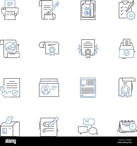 Verbiage Line Icons Collection Language Phrasing Diction Expression Prose T Vocabulary