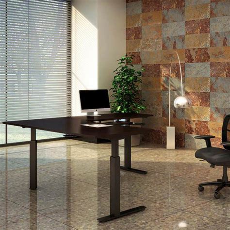 Corner Sit Stand Desk Office Furniture Ez Denver