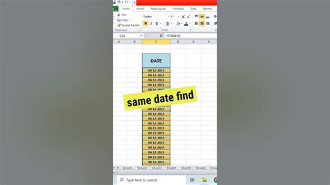 date in excel 😊 excelfunction excel exceltricks shorts new 283