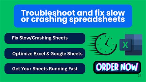 Fix Slow Or Crashing Spreadsheets Automate By Denmarkkingsley Fiverr