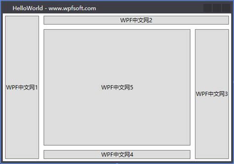 Dockpanel控件（停靠布局） Wpf中文网 从小白到大佬