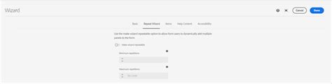 Adaptive Forms Core Component Wizard Adobe Experience Manager