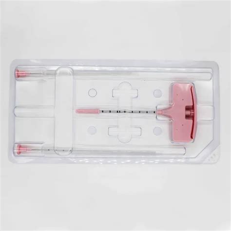 Pink Disposable Biopsy Needle For Accurate Bone Marrow Extraction Bone Marrow Extraction