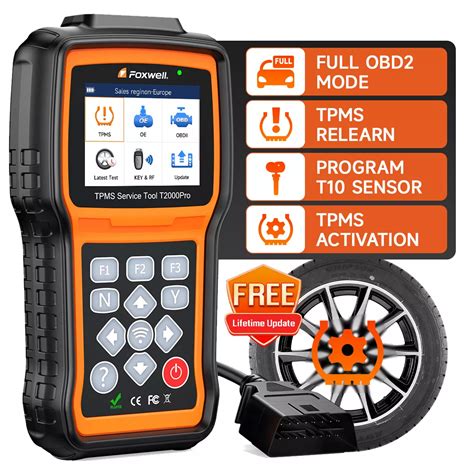 Foxwell T2000 Pro Tpms Relearn Tool Activaterelearn All Sensors Tpms Scan Tool Readclear