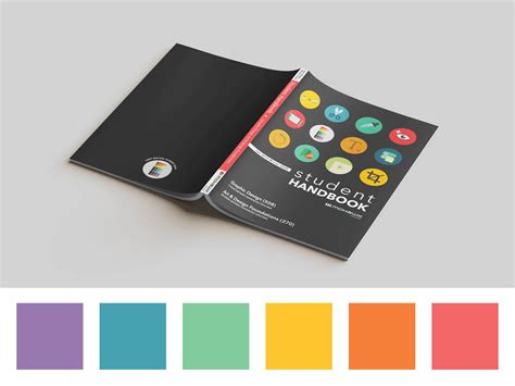Layout Print Design Student Handbook Behance