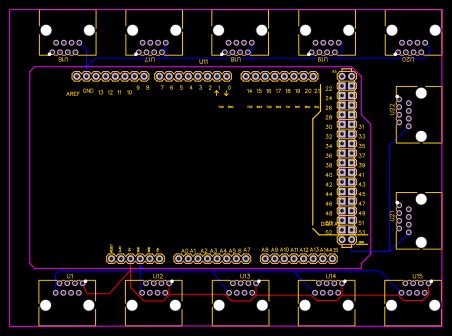 Arduino Mega Shield Sensor QCP Platform For Creating And Sharing Projects OSHWLab
