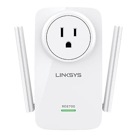 Linksys Ac Amplify Dual Band Wi Fi Range Extender Re Office Depot