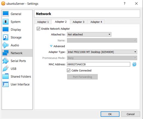 Linux Virtual Box Ubuntu VM With Network Adapters Super User