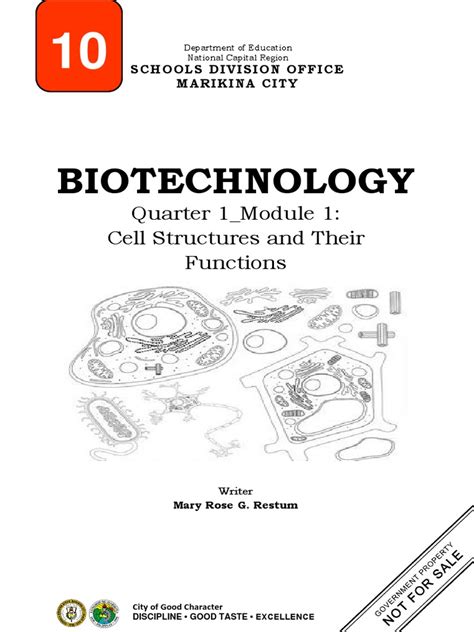 Biotechnology Module 1 Final Version Pdf Cell Biology Eukaryotes