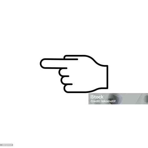 편집 가능한 획이 있는 방향선 아이콘 아이콘은 웹 디자인 모바일 앱 Ui Ux 및 Gui 디자인에 적합합니다 가볍게 두드리기에 대한 스톡 벡터 아트 및 기타 이미지 Istock