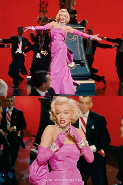 Marilyn Monroe Gentlemen Prefer Blondes Outfits All Her Gorgeous Glam Dresses — Classic