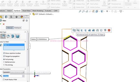 Solidworks Complex Part Modeling 1 Hexagonal Decorative Pot ~ Ourengineeringlabs