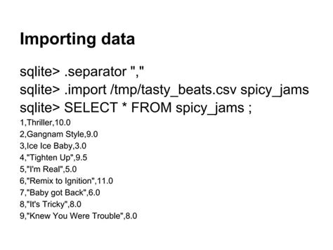Intro To Sql Ppt