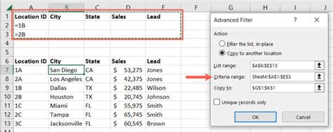 Microsoft Excel에서 고급 필터를 사용하는 방법 최신