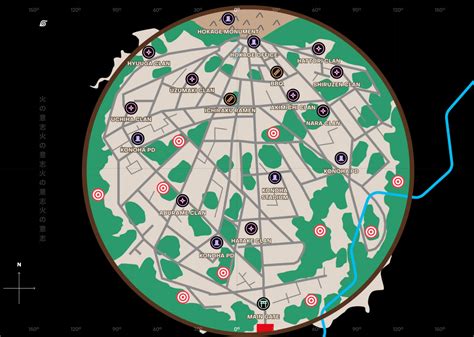 Interactive Map Of Konoha By Chinaza Icheke On Dribbble