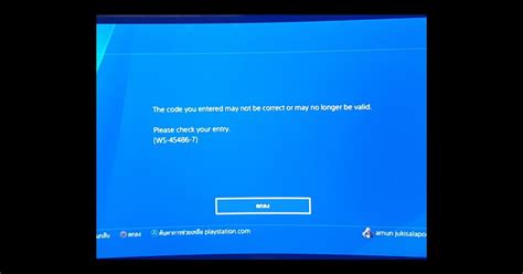 PS Error Code WS Fix ViralTalky