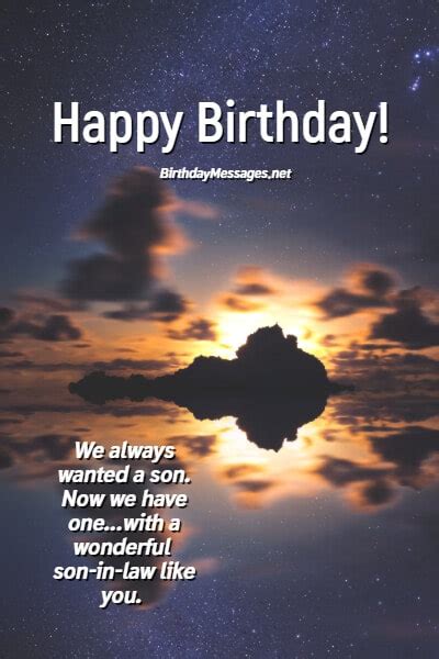 Happy Birthday Greetings To A Son In Law