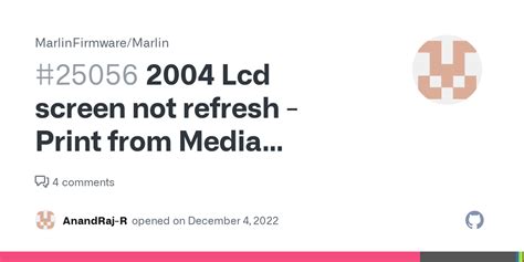 2004 Lcd Screen Not Refresh Print From Media Function [bug] Lcd