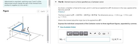 Solved Determinant Is Important Switching Rows 2 And 3 Of