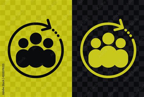 Customer Interaction High Quality Vector Silhouette Icon Customer Interaction Icon Silhouette