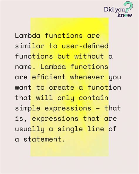 Python Pythonprogramming Lambda Pythoncommunity Nikhil Patil