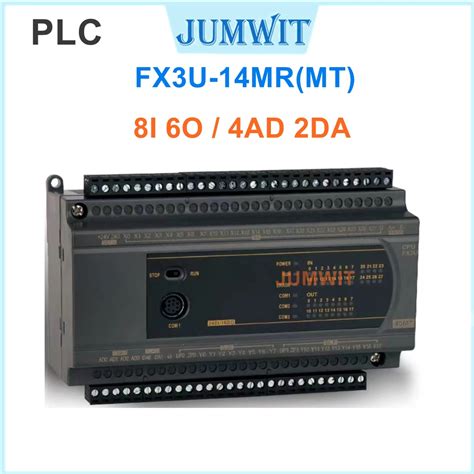 Fx3u 14mr Fx3u 14mt Plc Industrial Control Board 8 Input 6 Output 4ad Of 0 20ma 