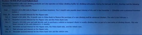 solved problem 10 02a part level submission sheridan