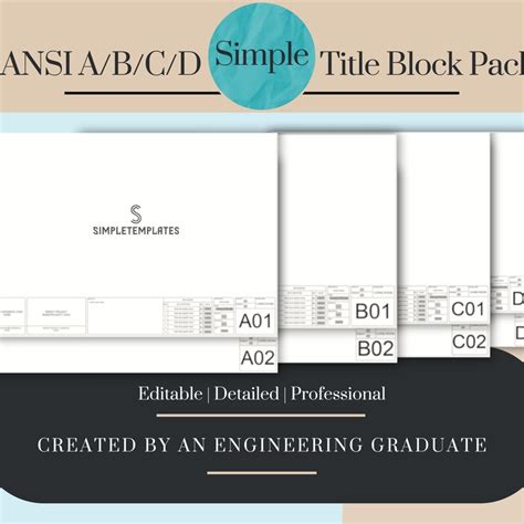 Autocad Titleblock Etsy