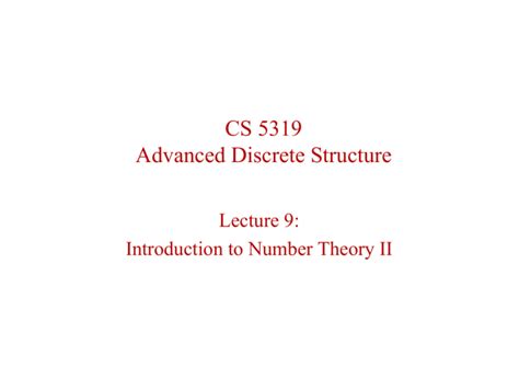 Fundamental Theorem Of Arithmetic