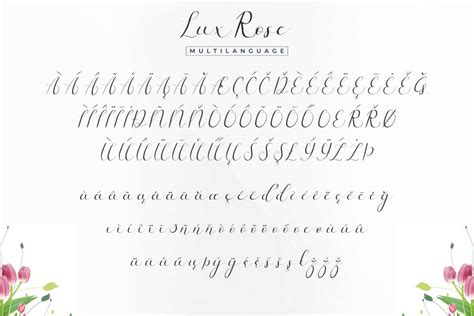Lux Rose Stylish Script Font By Edric Studio