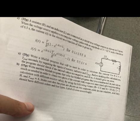 Solved A P Write A Matlab P E P For Is Chegg