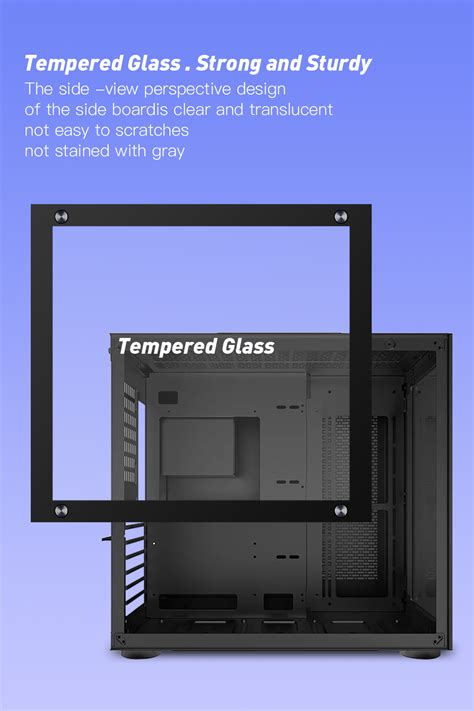 Gaming Pc Case With Infinity Tempered Glass And Usb 30 X 1 Type C