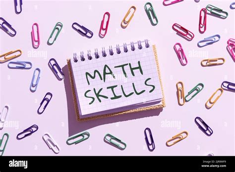 Text Showing Inspiration Math Skills Internet Concept Starting To