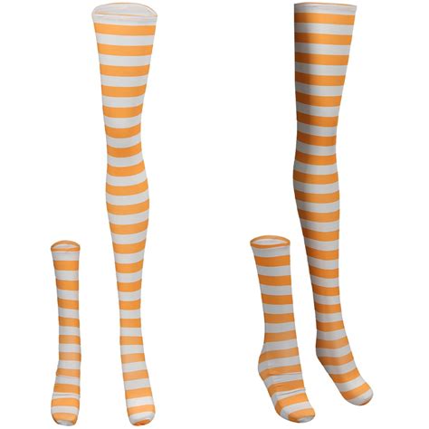 One Piece Live Action TV Nami Socks Striped Cosplay Costume Accessories One Piece Store