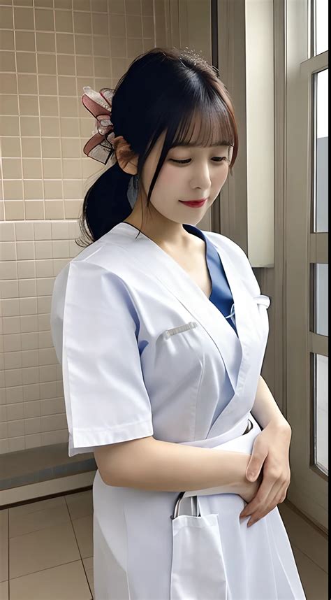 Arafed Woman In A White Dress Standing In Front Of A Window Seaart Ai