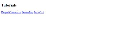 Page Links In An HTML Web Page Studyopedia