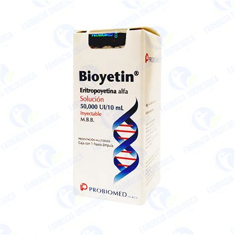 Bioyetin 50000 Ui Solucion Inyectable Eritropoyetina Humana Recombi