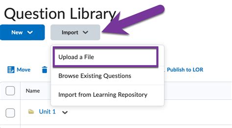 import quiz questions via a test bank file ppsc elearning knowledge