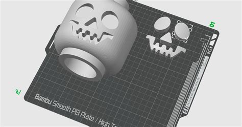 Easy Print Mega Lego Skeleton Skull By Maxelman Download Free Stl Model